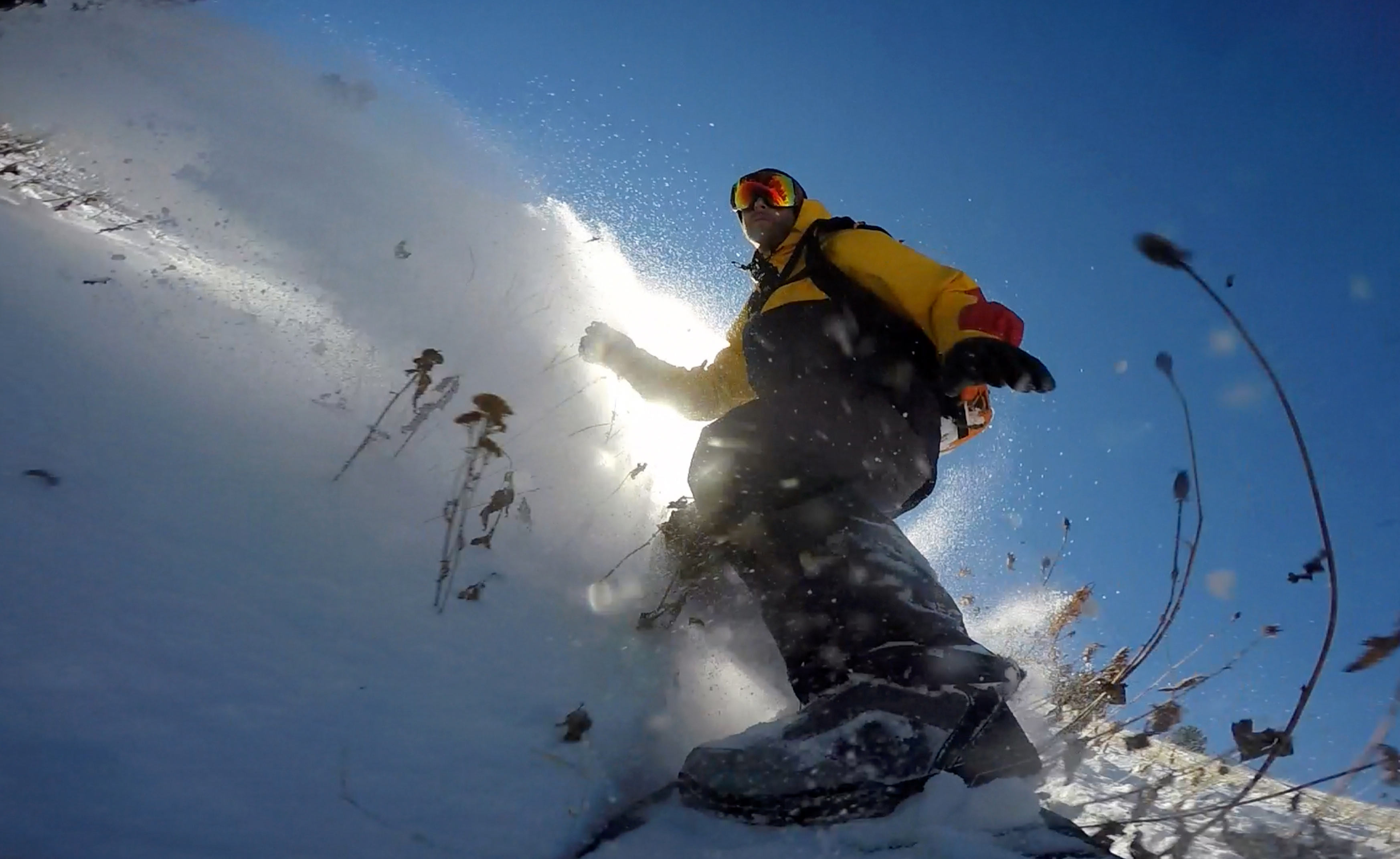 Welcome Winter! Opening Powsurf Session 2015 - Grassroots Powdersurfing